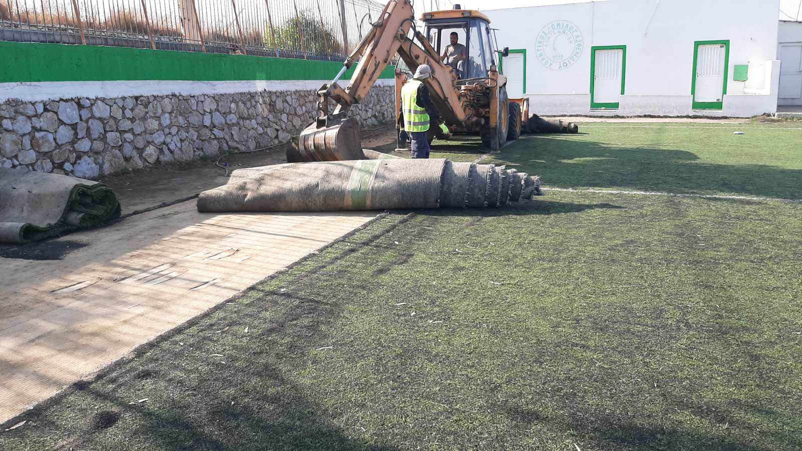 ΞΕΚΙΝΗΣΑΝ ΟΙ ΕΡΓΑΣΙΕΣ ΣΤΟ ΠΟΔΟΣΦΑΙΡΙΚΟ ΓΗΠΕΔΟ ΖΗΠΑΡΙΟΥ - vimatisko.gr