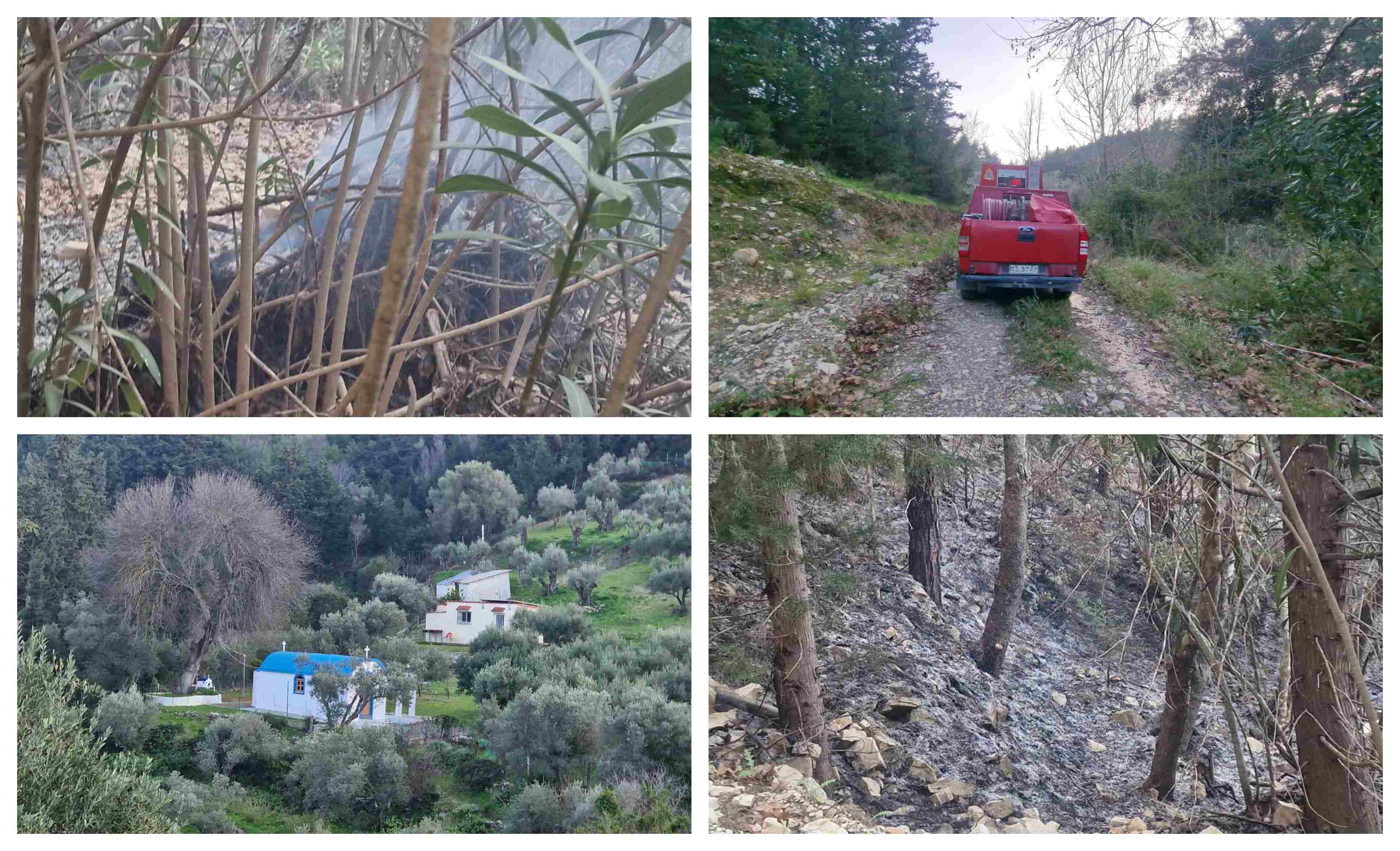 Φωτιά σε δύσβατη περιοχή στον Αγ. Κων/νο στο φράγμα Μεσαριάς - vimatisko.gr