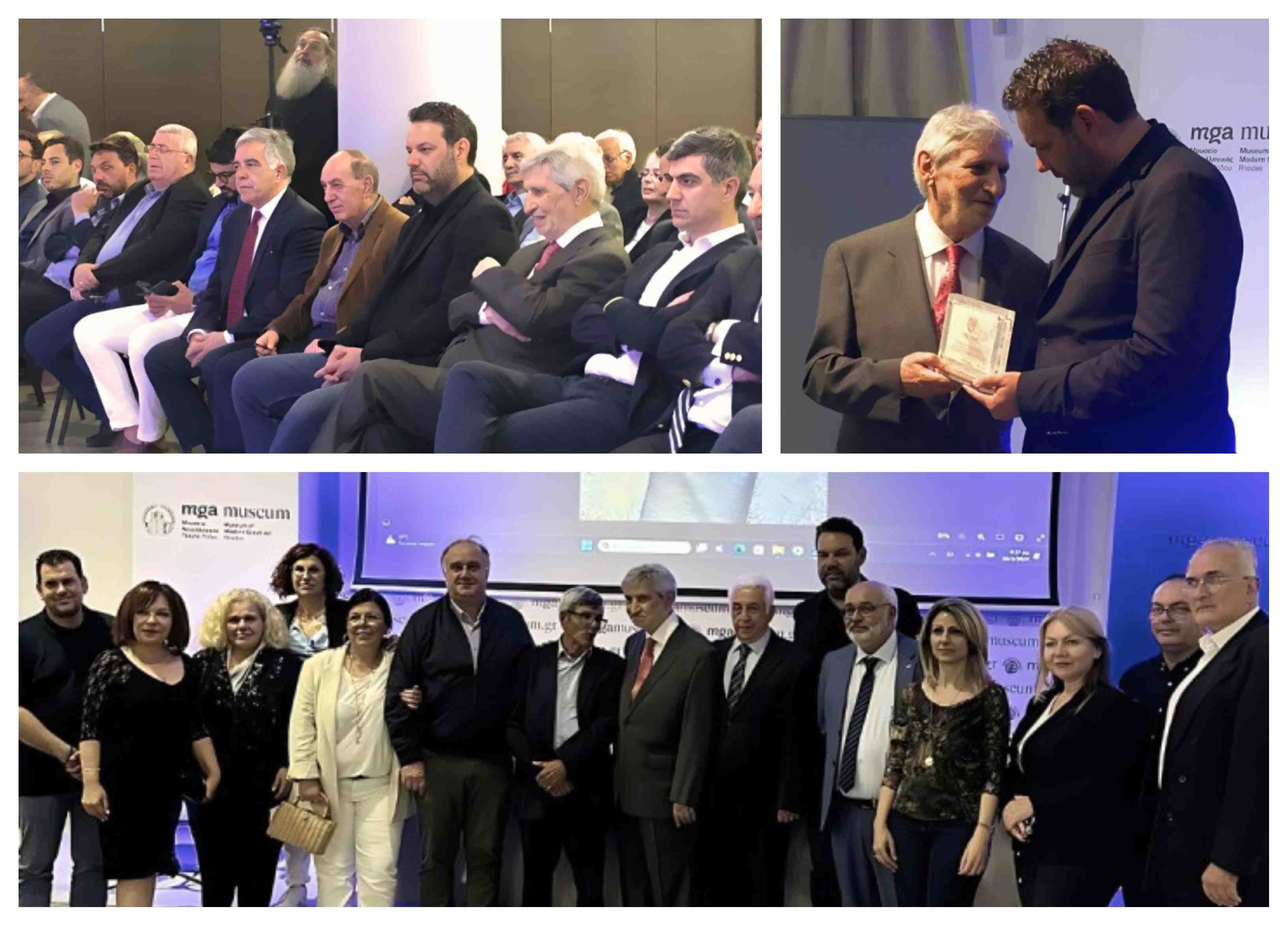 Ο Δήμαρχος Ρόδου βράβευσε τον μάχιμο για πάνω από πενήντα χρόνια ...