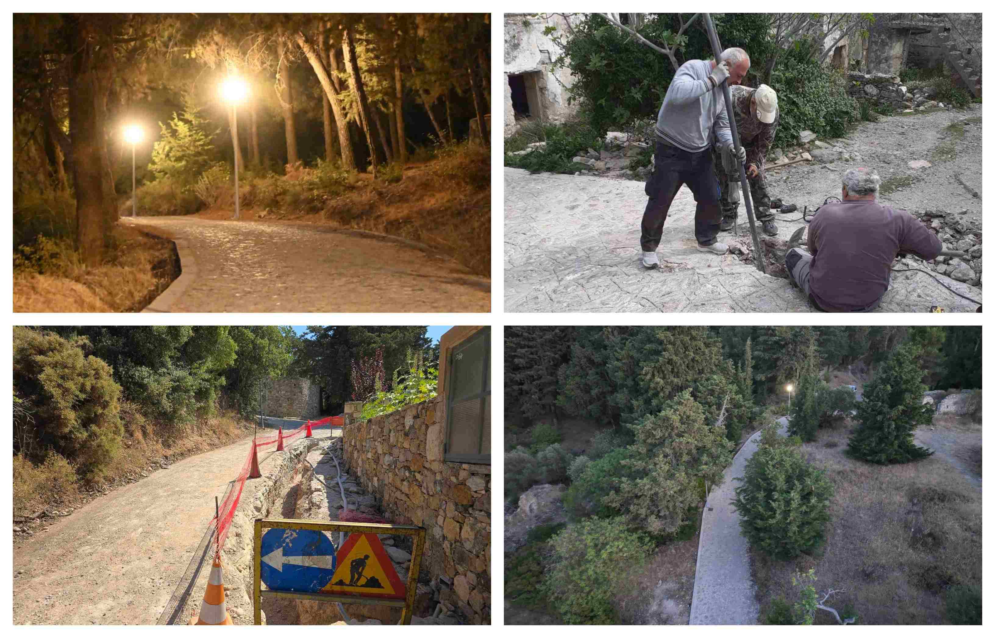 Φωταγωγήθηκε τμήμα της Ευαγγελίστριας Ασφενδιού - vimatisko.gr