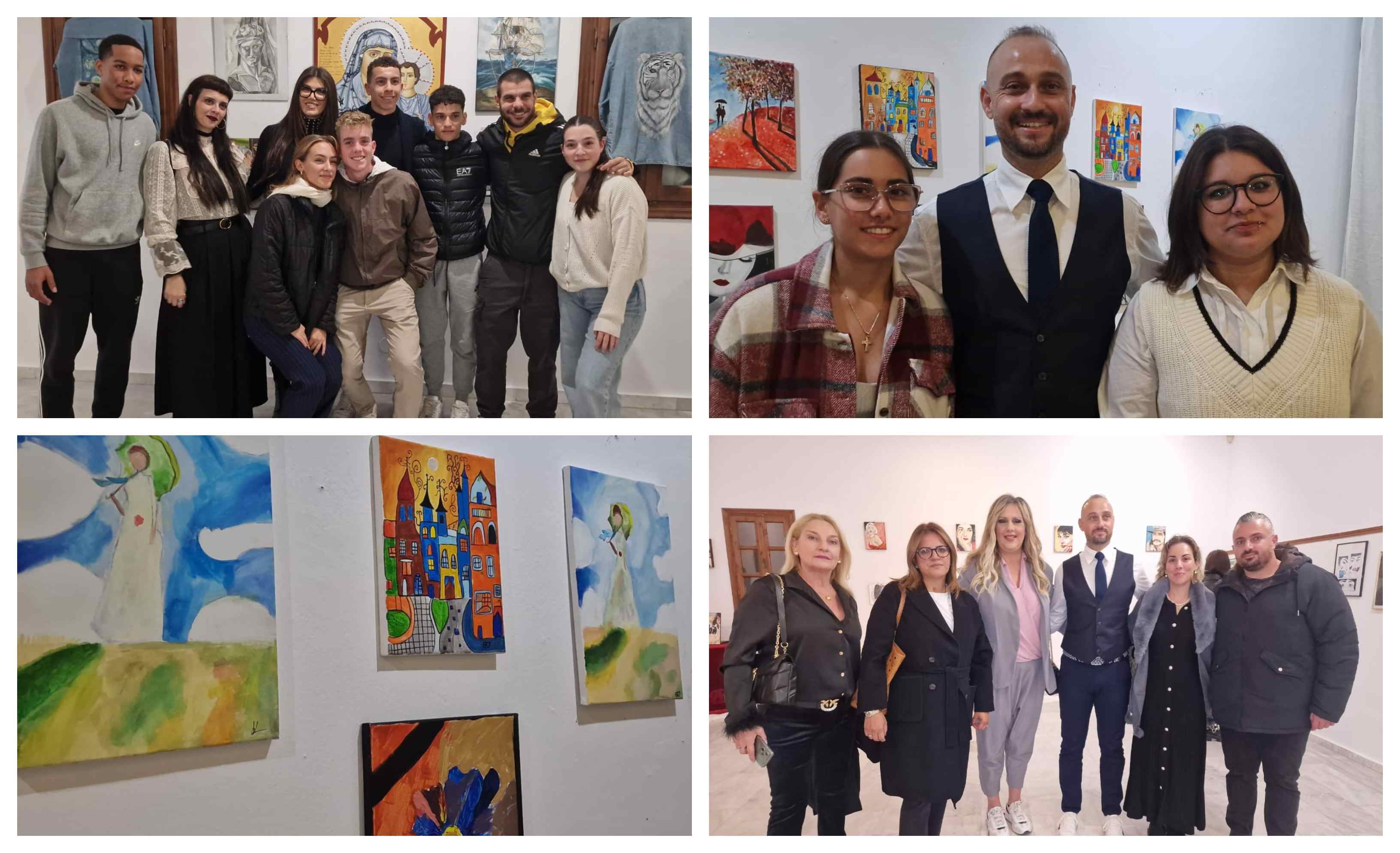 Υπέροχη η έκθεση ζωγραφικής από τους μαθητές του "Θεόκριτου" στο Χάνι - vimatisko.gr