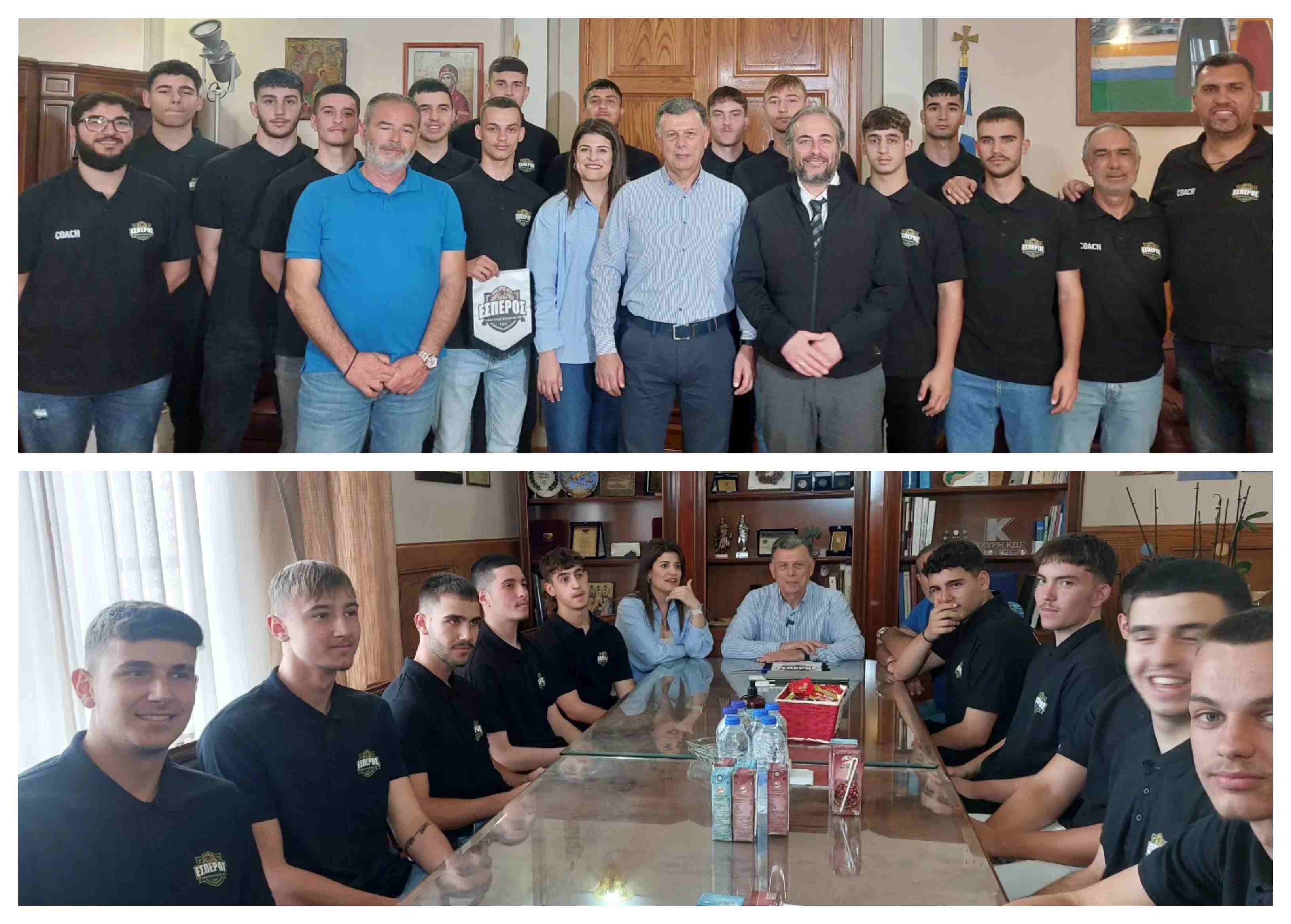 Στο Δημαρχείο οι πρωταθλητές του Εσπέρου - vimatisko.gr