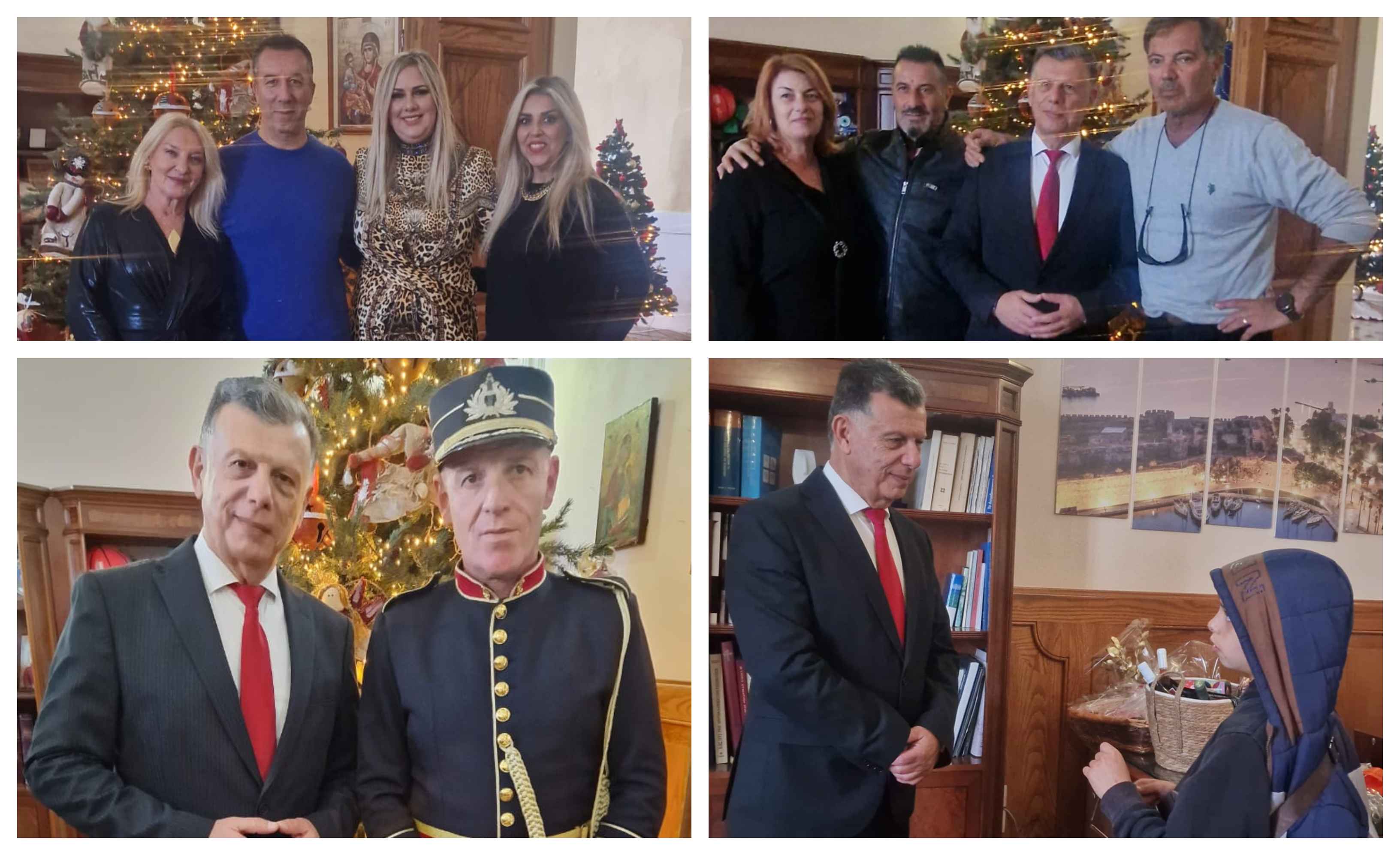 Ευχές στο Δημαρχείο για τα Χριστούγεννα - vimatisko.gr