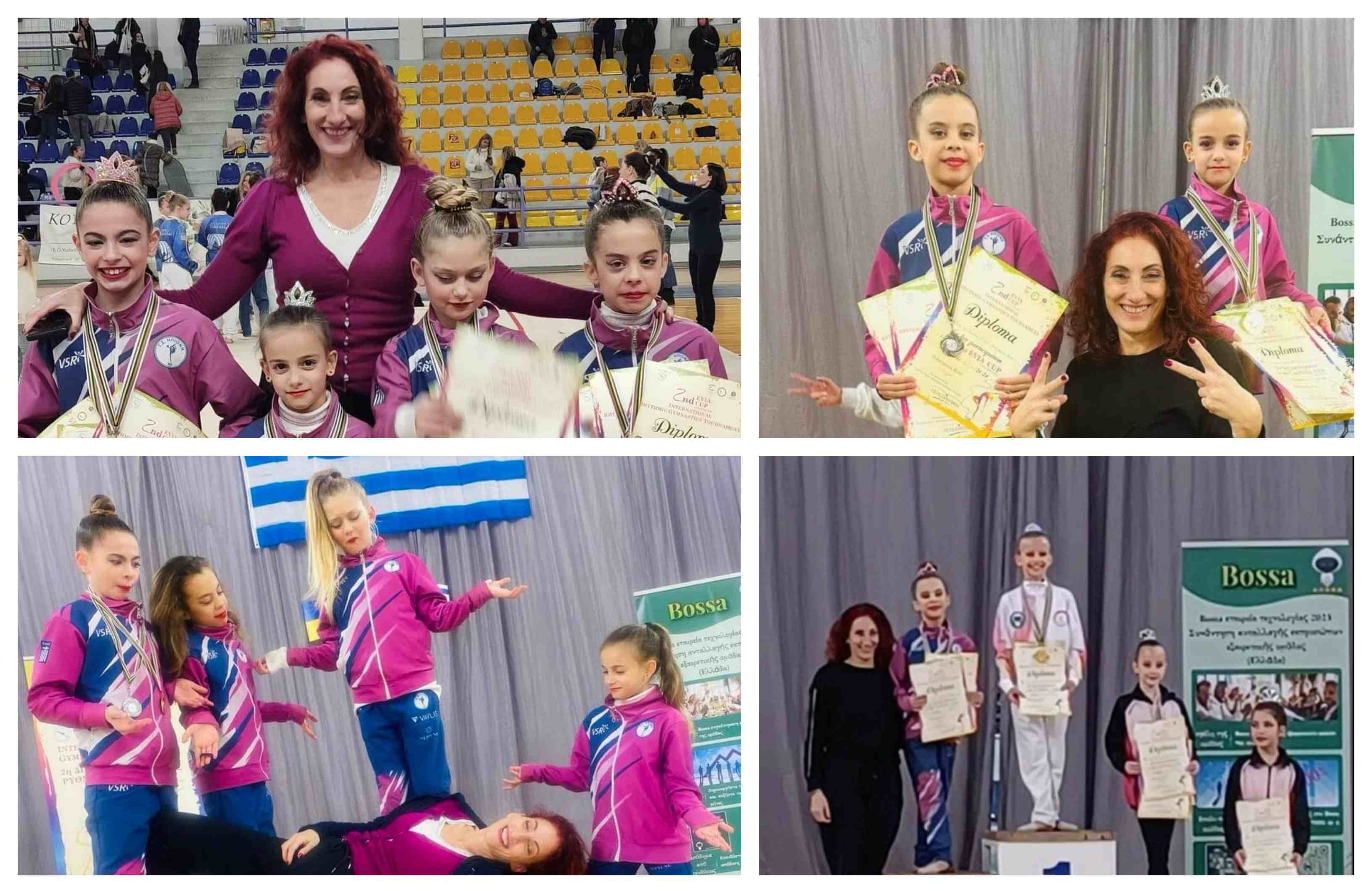 Με πολλές επιτυχίες η "Ηπιόνη" στο Διεθνές Τουρνουά Ρυθμικής Γυμναστικής "Evia Cup" - vimatisko.gr
