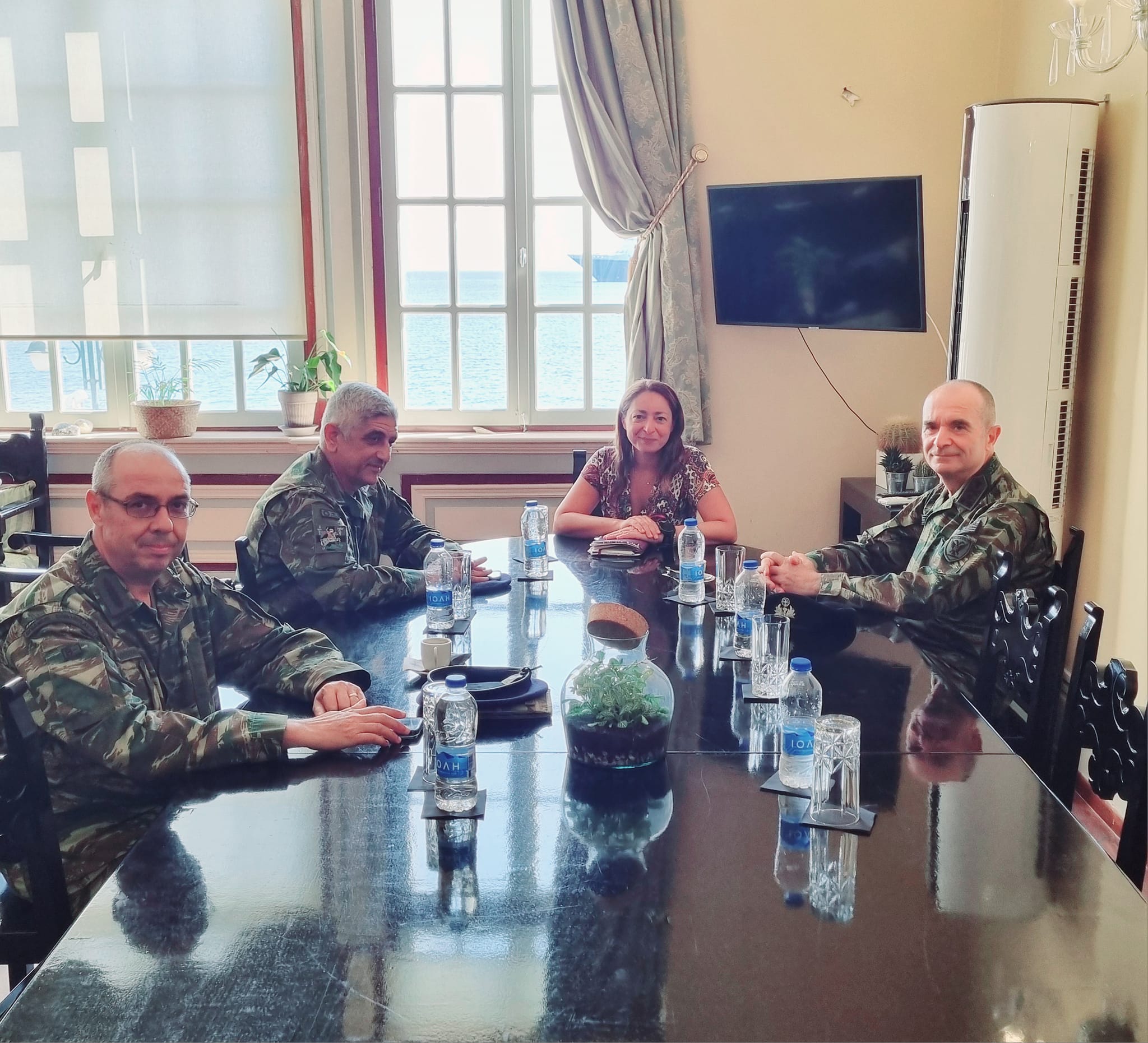 Επίσκεψη του Αρχηγού του ΓΕΣ Γεωργίου Κωστίδη στην Κω - vimatisko.gr