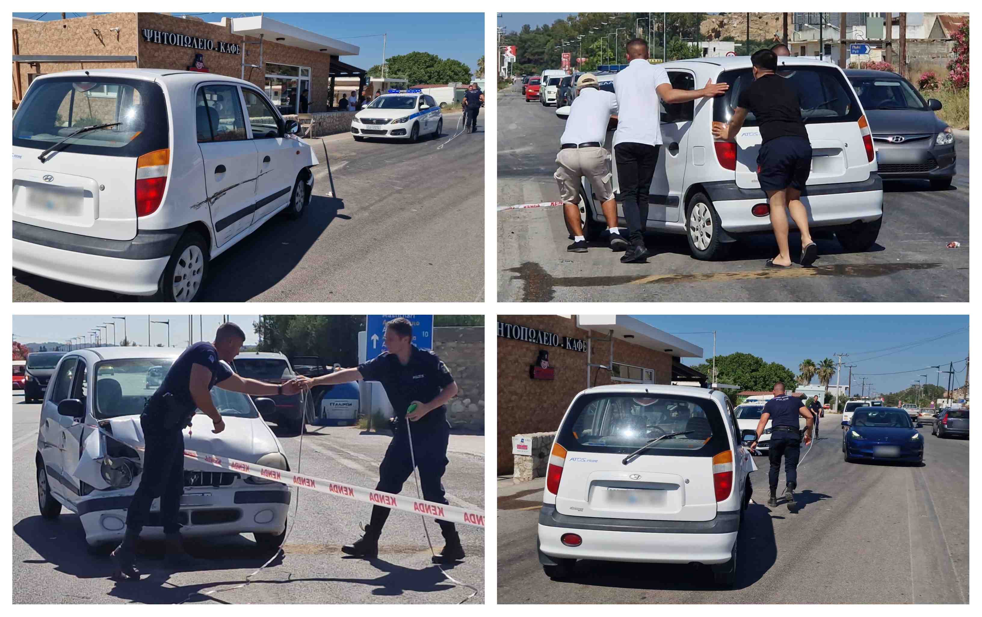 Tροχαίο ατύχημα στον Επαρχιακό προς Μαρμάρι - vimatisko.gr