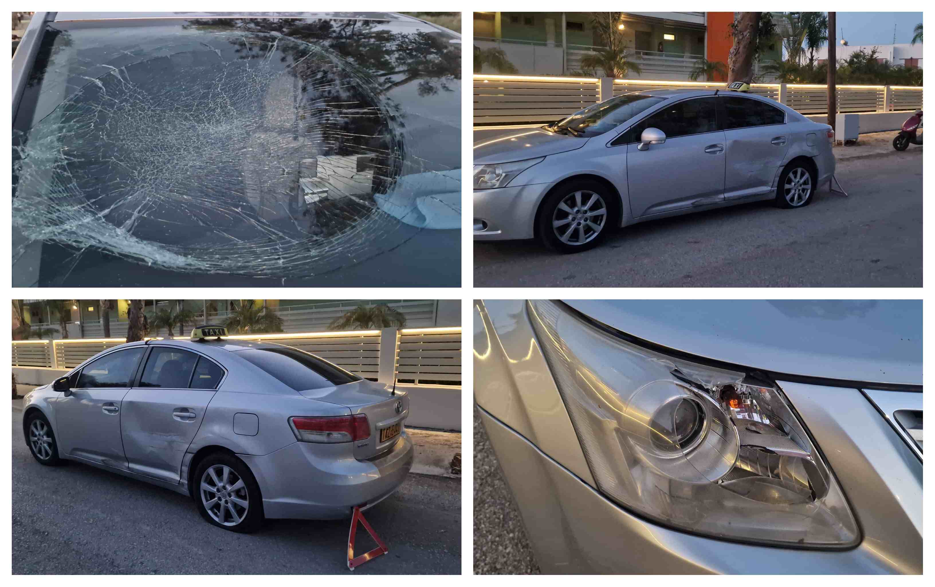 Απίστευτο περιστατικό στην Κω: Τουρίστας με μηχανάκι τράκαρε ταξί, επιτέθηκε και χτύπησε τον ...