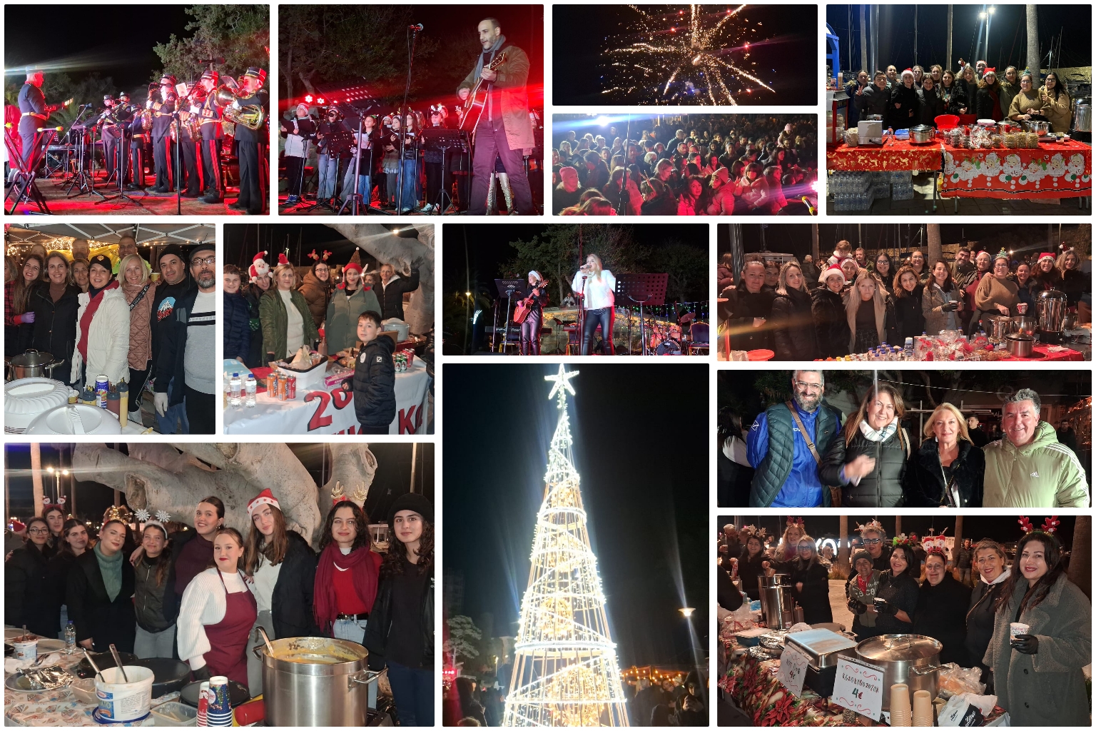 Λαμπερή η φωταγώγηση του Χριστουγεννιάτικου δέντρου στην Κω - vimatisko.gr