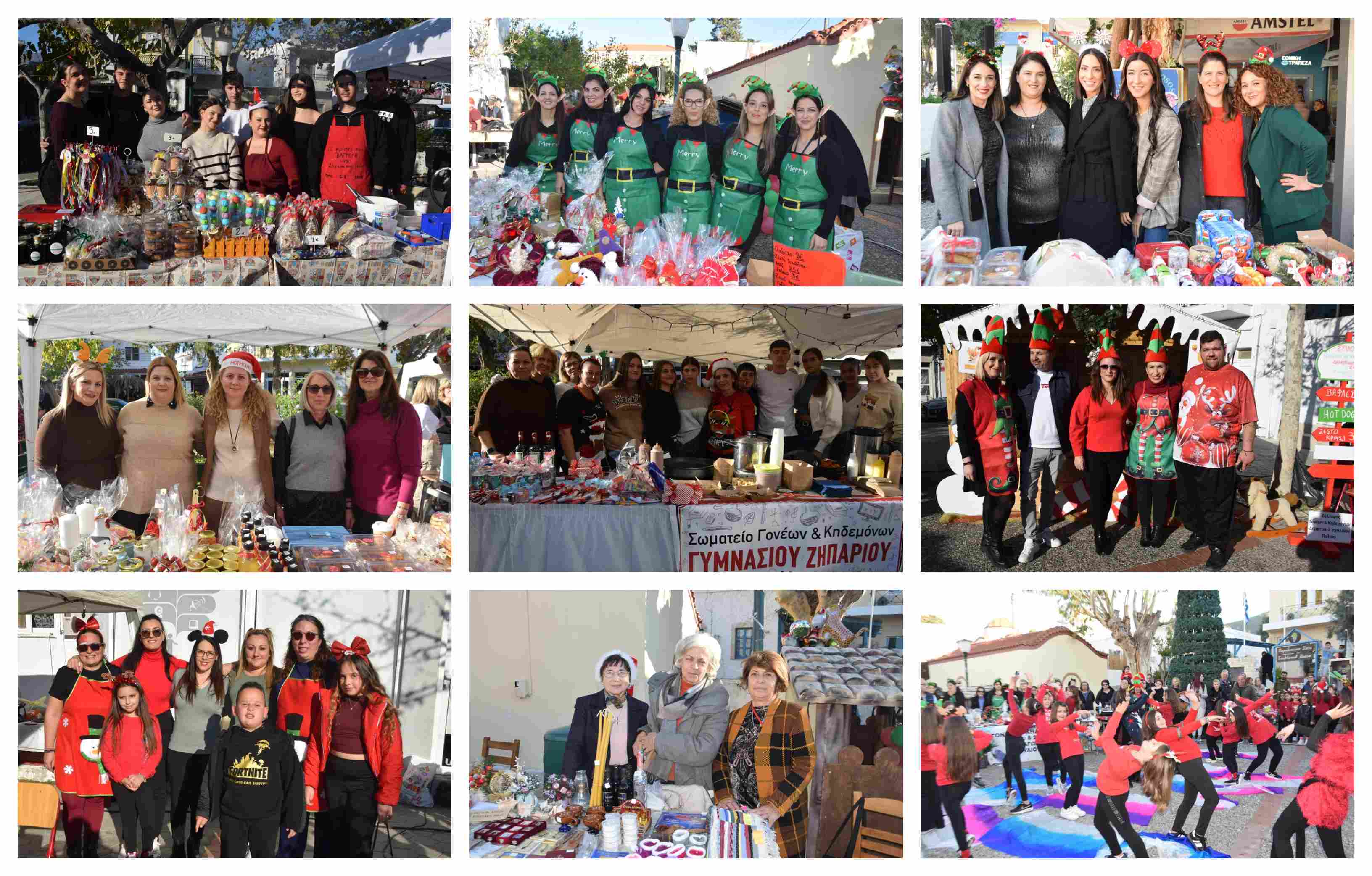 Γιορτινή ατμόσφαιρα και χαμόγελα στο Χριστουγεννιάτικο παζάρι στο Πυλί ...