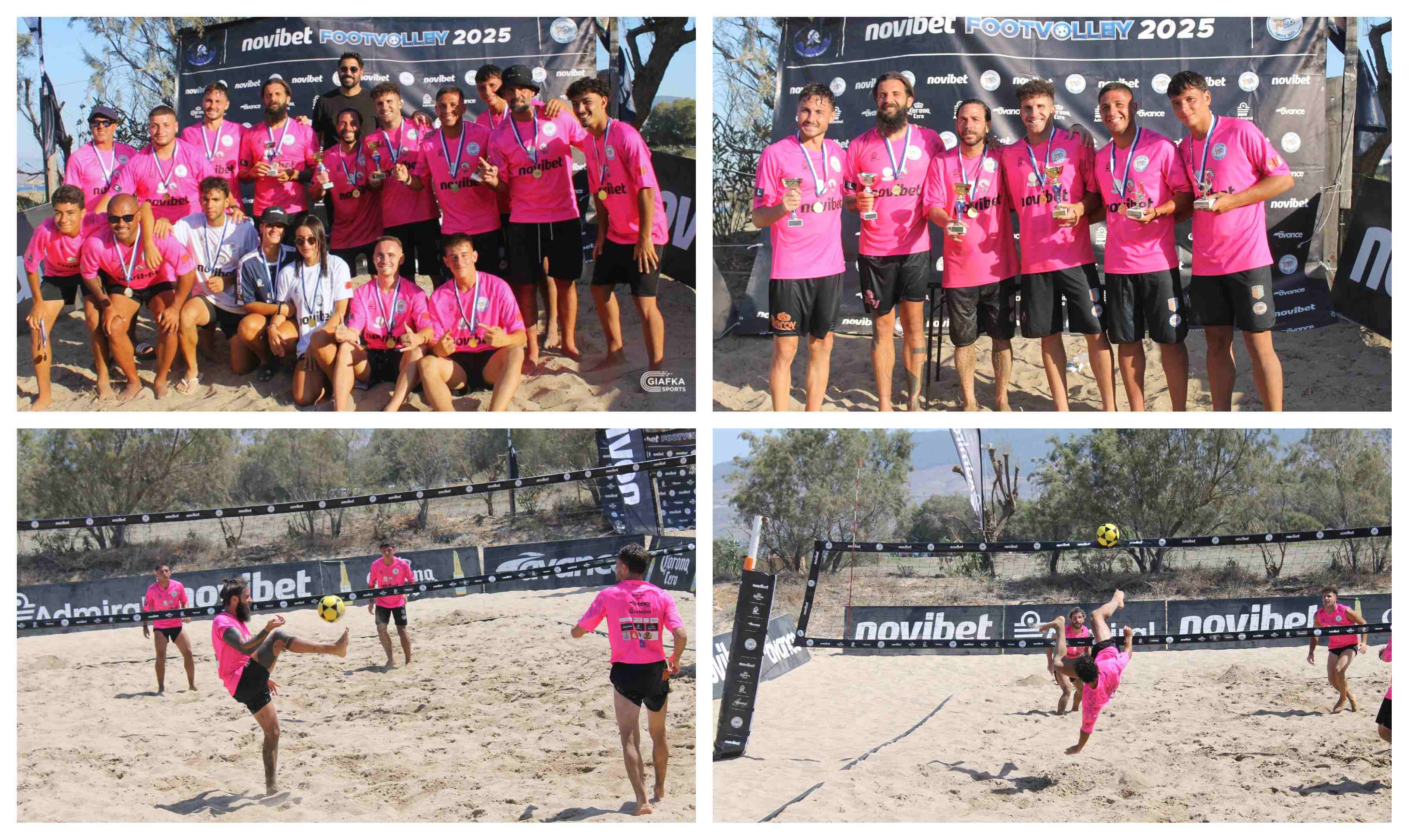 Με απόλυτη επιτυχία το διήμερο τουρνουά Novibet Footvolley στον Μύλο – Νικητές οι Κουρζής και ...