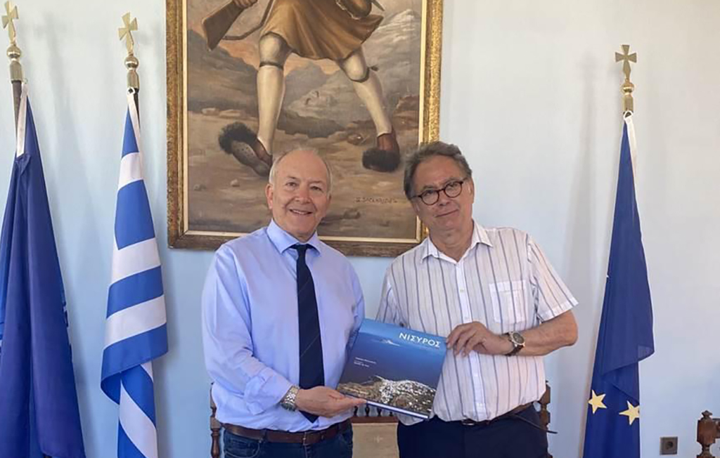 Συνάντηση του Δημάρχου Νισύρου με τον Υφ. Ναυτιλίας και Νησιωτικής ...