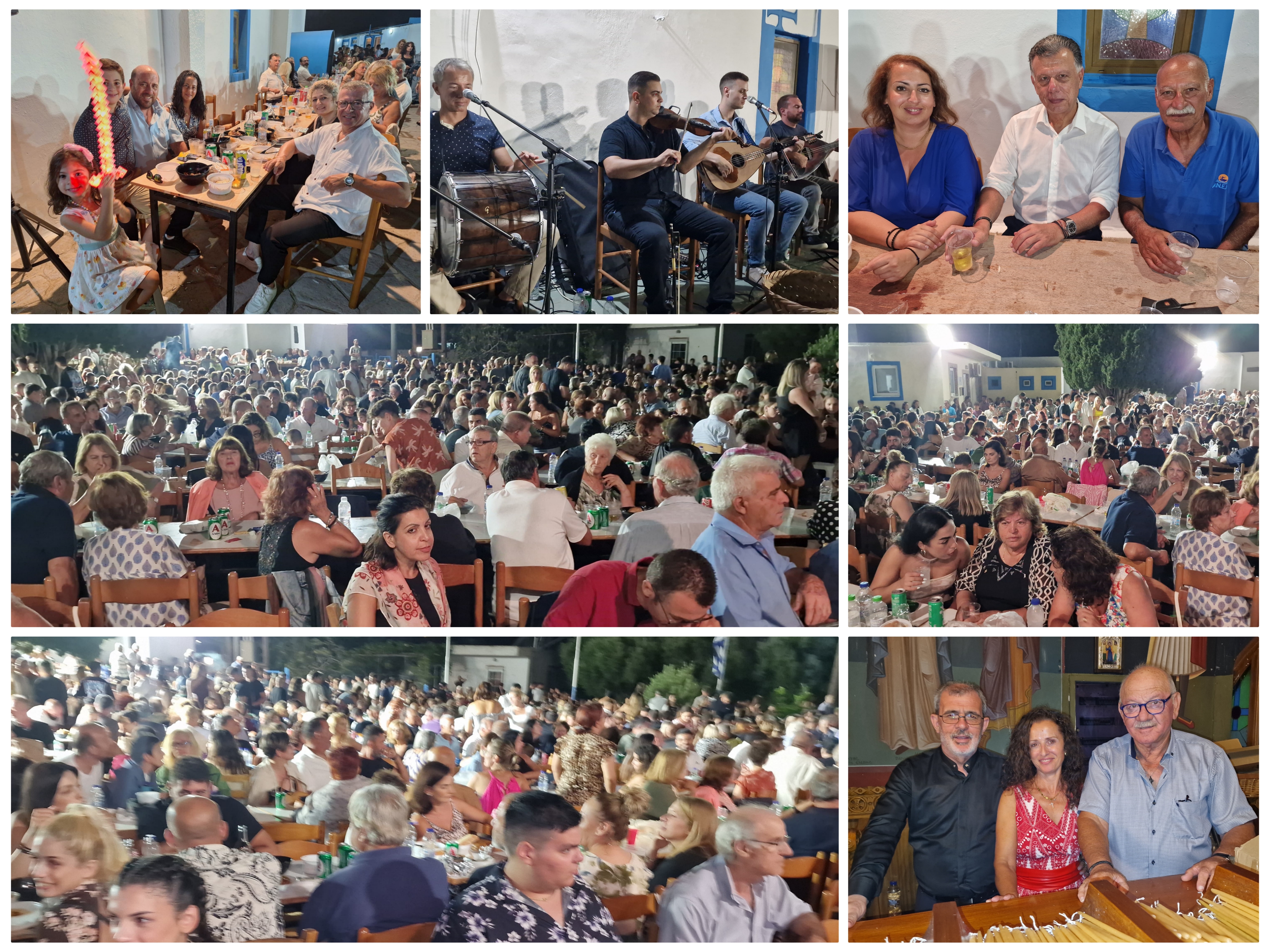 To αδιαχώρητο στο πανηγύρι της Κοιμήσεως της Θεοτόκου στην Αντιμάχεια ...