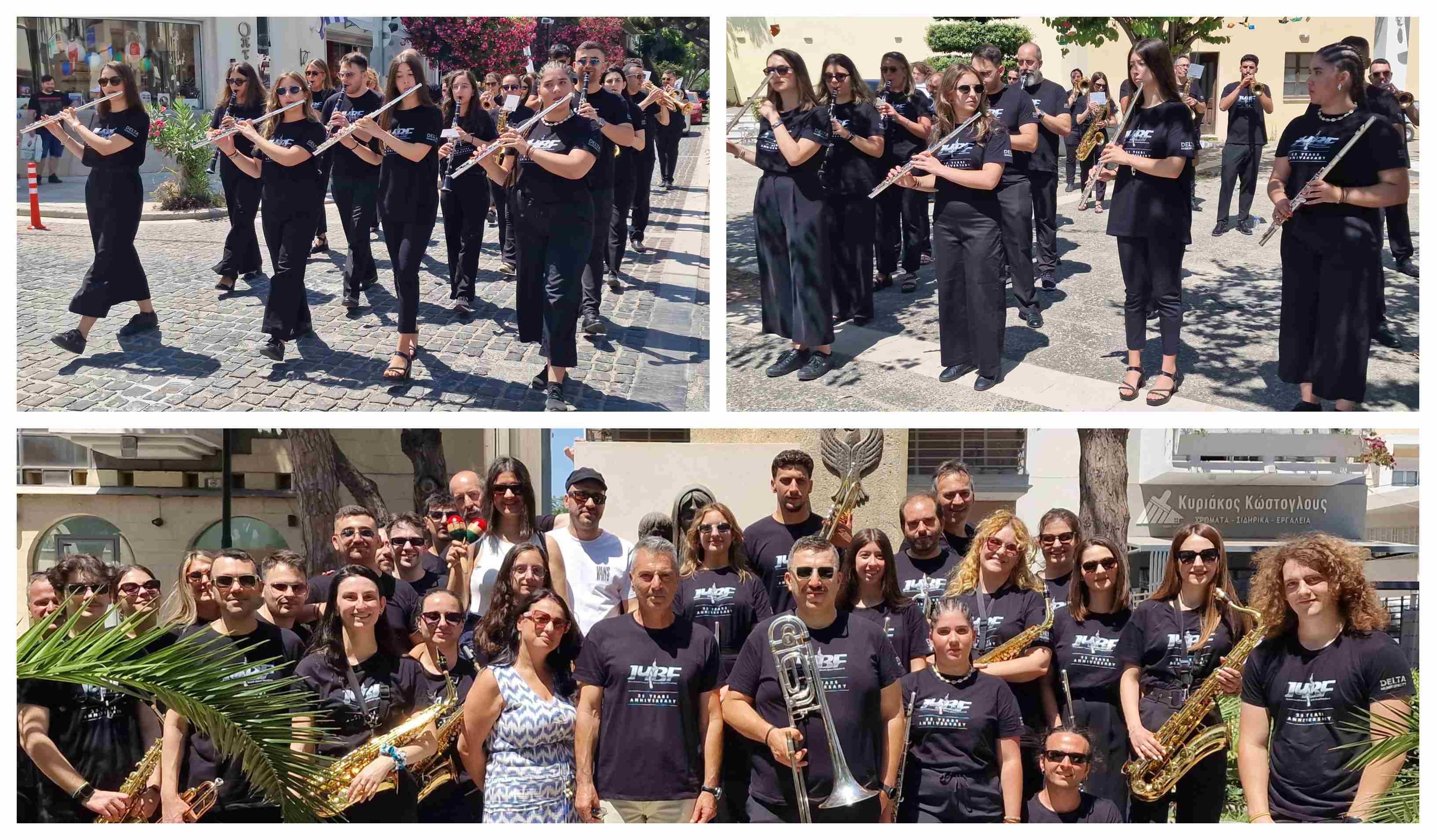 Παρέλαση της Ορχήστρας Νέων Σίνδου του Δήμου Δέλτα στην πόλη της Κω - vimatisko.gr