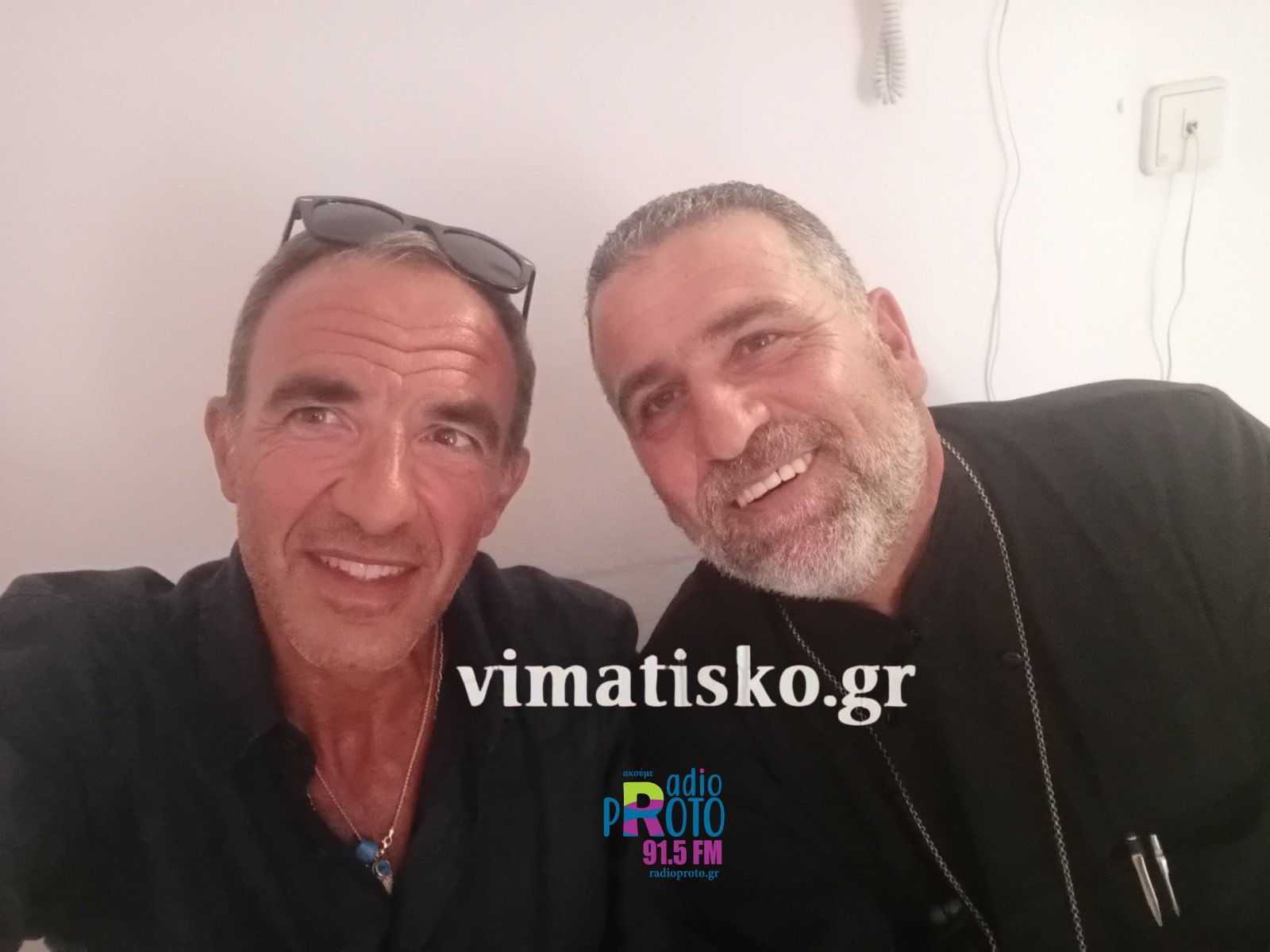 Τον Μητροπολίτη Άγκυρας κ.κ. Ιερεμία επισκέφτηκε στο νοσοκομείο Κω ο παρουσιαστής Νίκος Αλιάγας ...