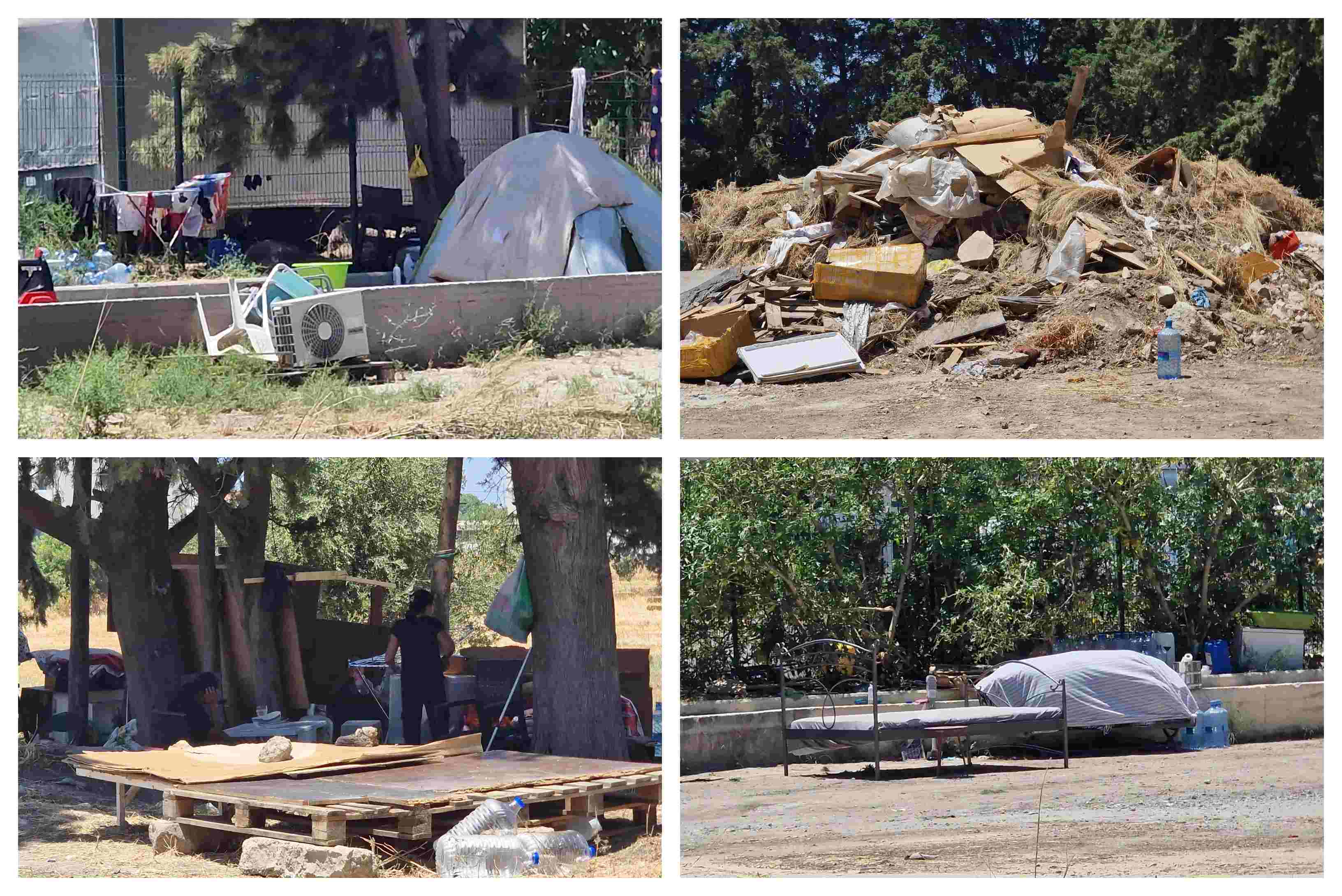 “Eπέστρεψαν” οι Ρομά στο πάρκινκ στις “Σημαίες” – «Mας έδιωξαν από τον καταυλισμό του Αγ ...