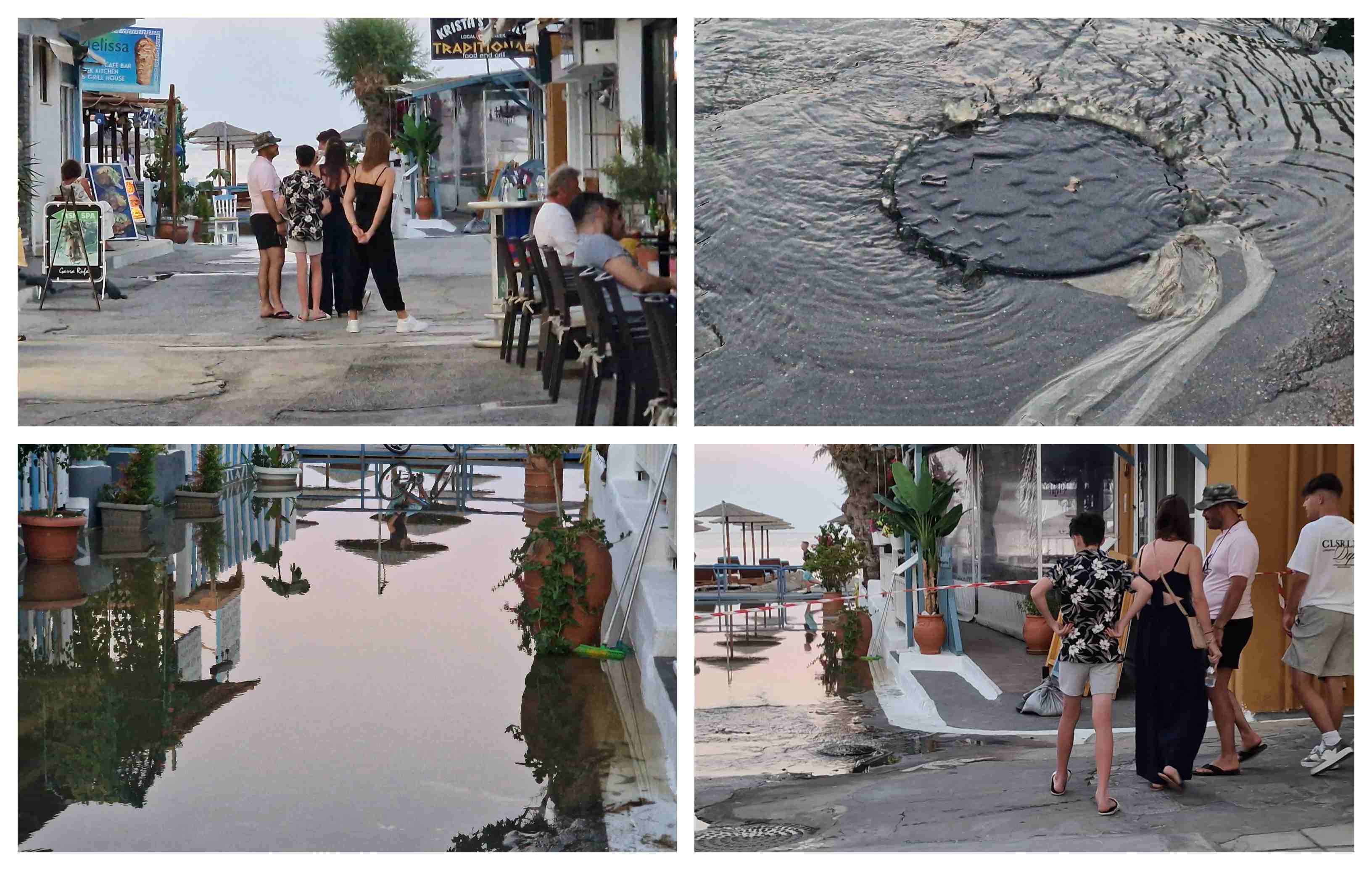 Ξεχείλισε φρεάτιο με λύματα του αποχετευτικού στην «καρδιά» της Καρδάμαινας - vimatisko.gr