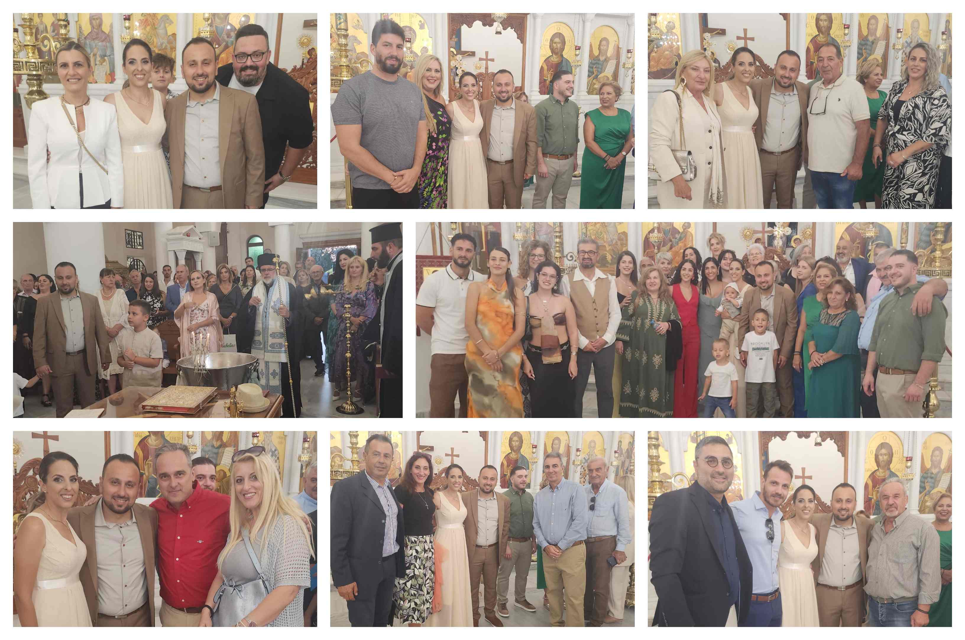 Σε κλίμα χαράς και συγκίνησης η βάπτιση του μικρού Παναγιώτη Ναβροζίδη - vimatisko.gr