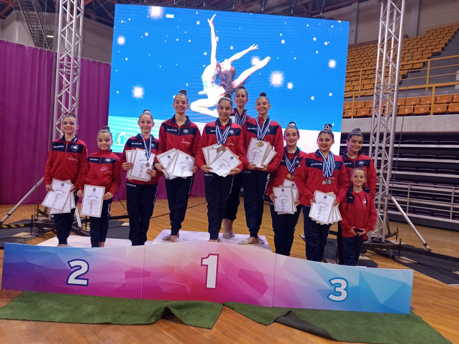 «Ιπποκράτης ο Κώος»: 21 μετάλλια στο Περ/κο πρωτάθλημα ρυθμικής γυμναστικής στην Κρήτη ...