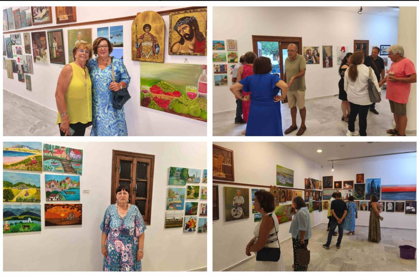 Ευχαριστήριο της ομάδας ερασιτεχνών ζωγράφων Κω "Αίγλη" - vimatisko.gr