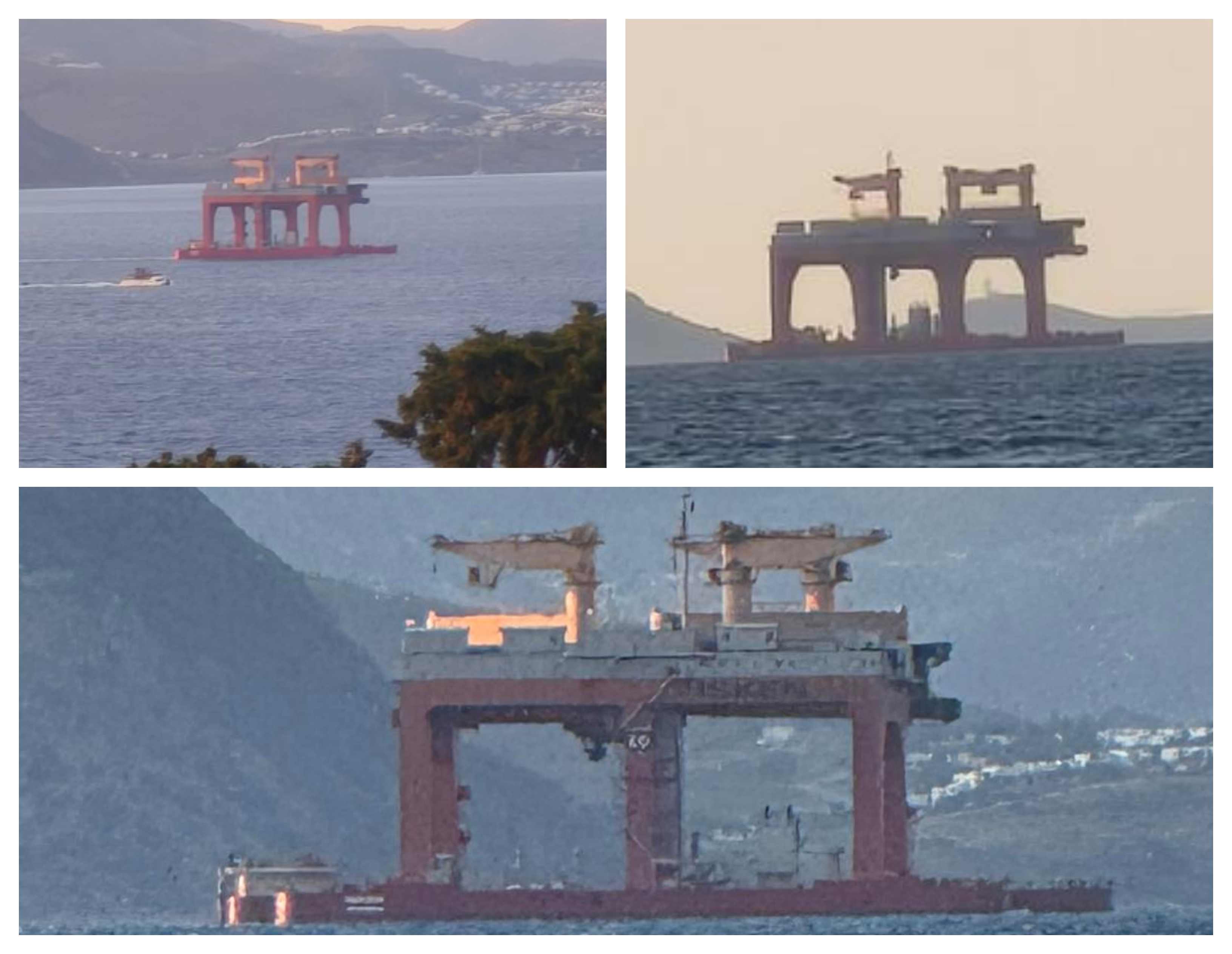 Κέντρισε τα βλέμματα η θαλάσσια πλατφόρμα μεταφοράς που πέρασε έξω από την Κω - vimatisko.gr